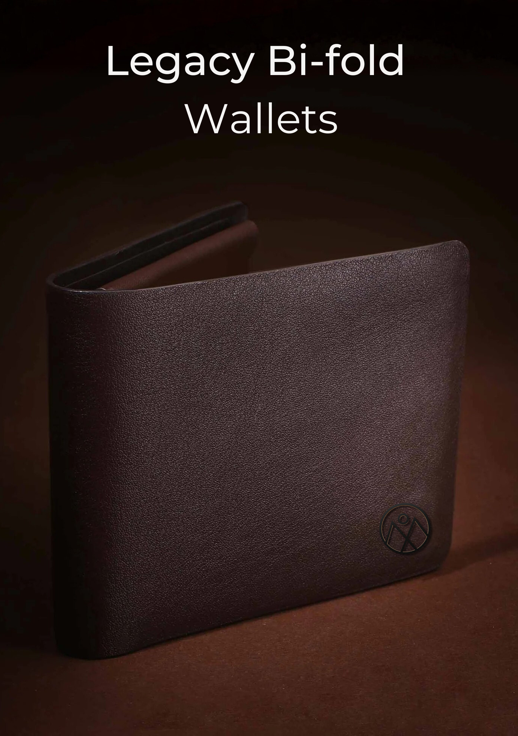 Legacy Brown Bifold Leather Wallet | The Manatomy